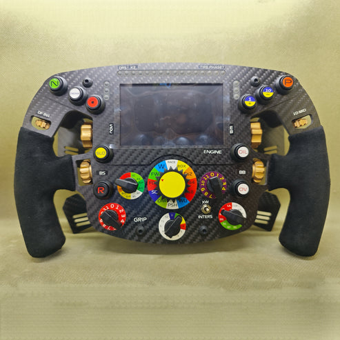 SF70 F1 Sim Racing Wheel | VoCore Screen, 22 LEDs & Carbon Paddles ...